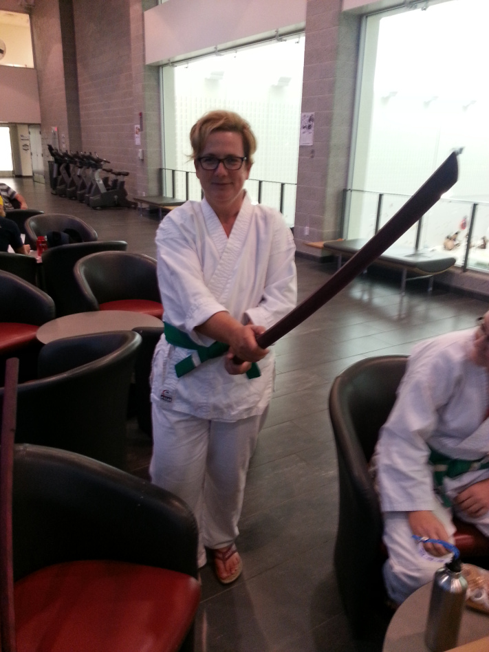 Sam gets more familiar with her wooden sword and gets ready to learn an ...