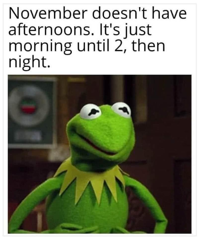 Oh, November. Why are you so dark? – FIT IS A FEMINIST ISSUE